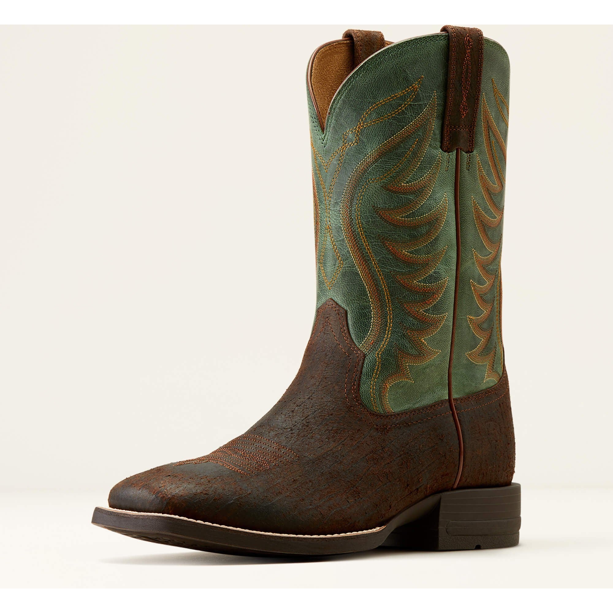 Ariat Men's Surf Green Amos Cowboy Boot – West 20 Saddle Co.