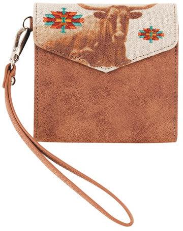 Catchfly Longhorn Mini Wallet – West 20 Saddle Co.