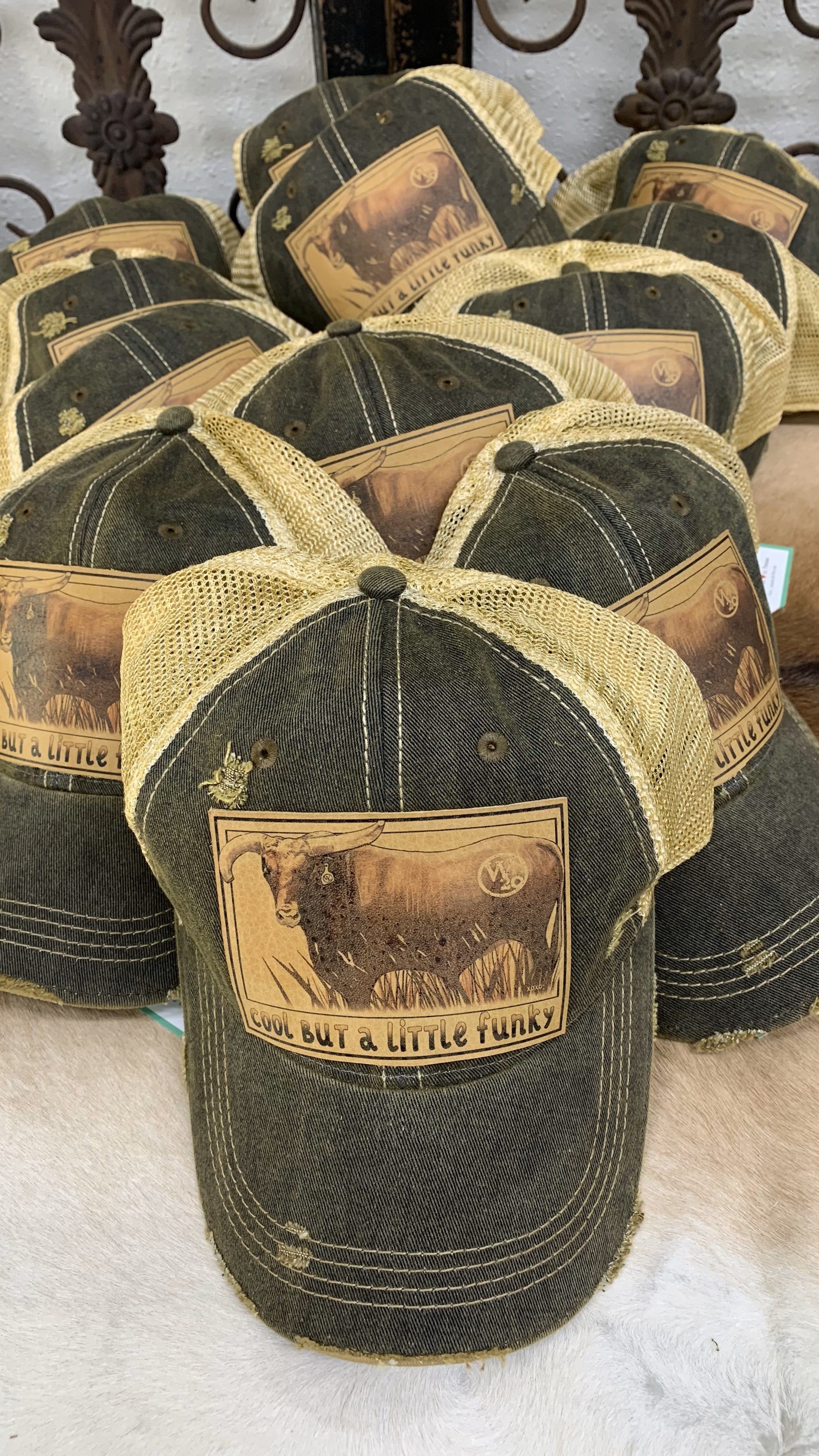 West 20 Vintage Distressed Cool But a Little Funky Ball Cap – West 20 ...