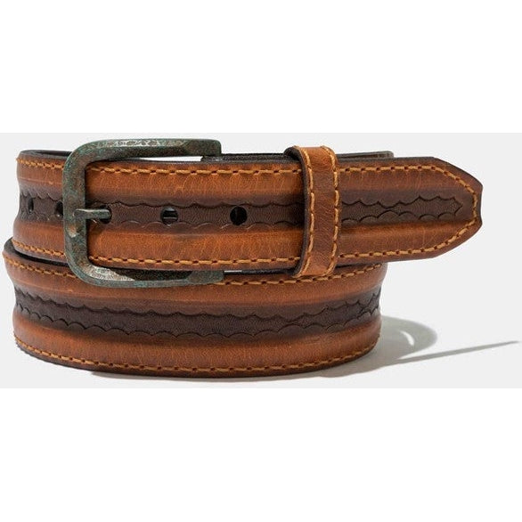 Vintage Bison Big Timber Belt-Honey – West 20 Saddle Co.