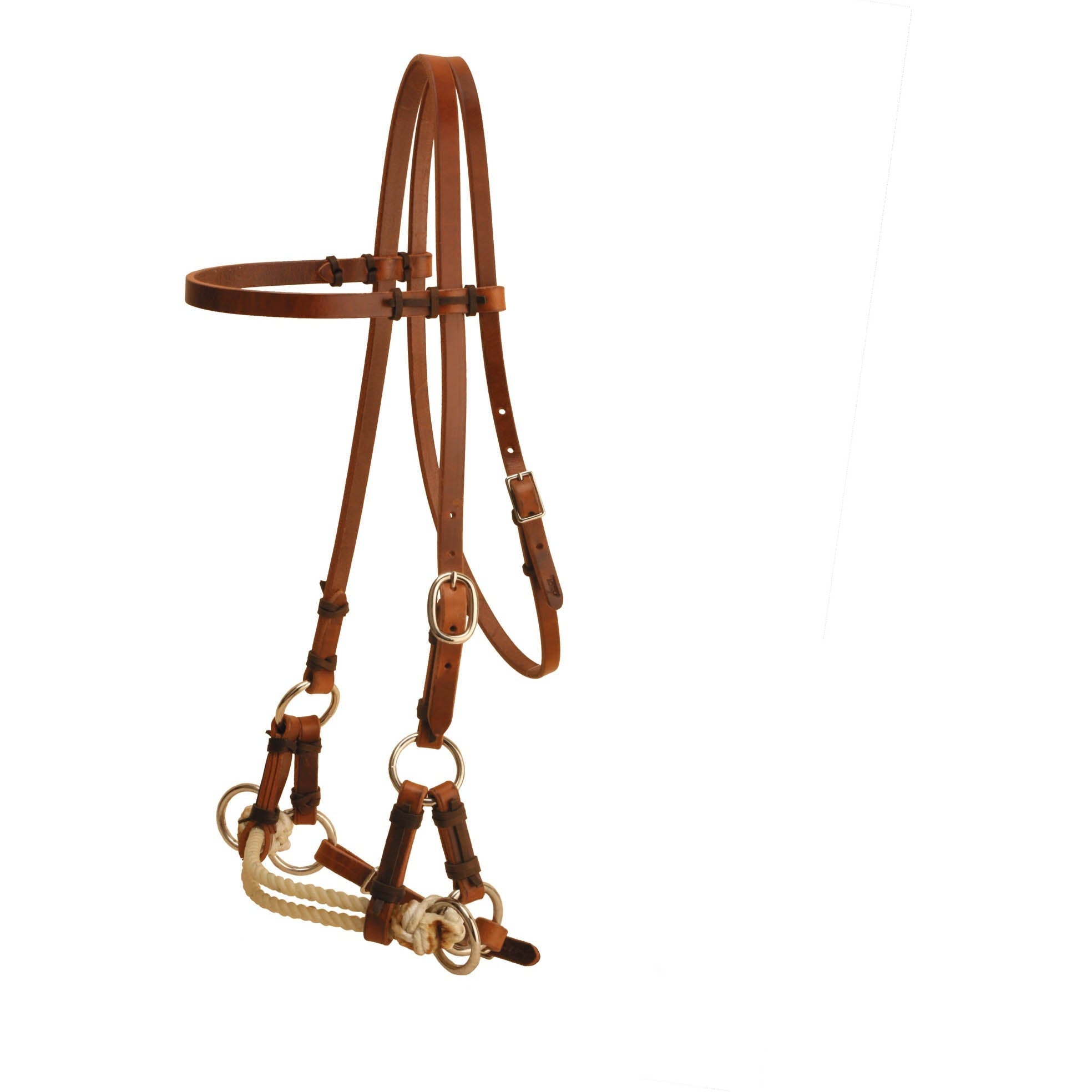 Tory Leather Double Nose Side Pull – West 20 Saddle Co.
