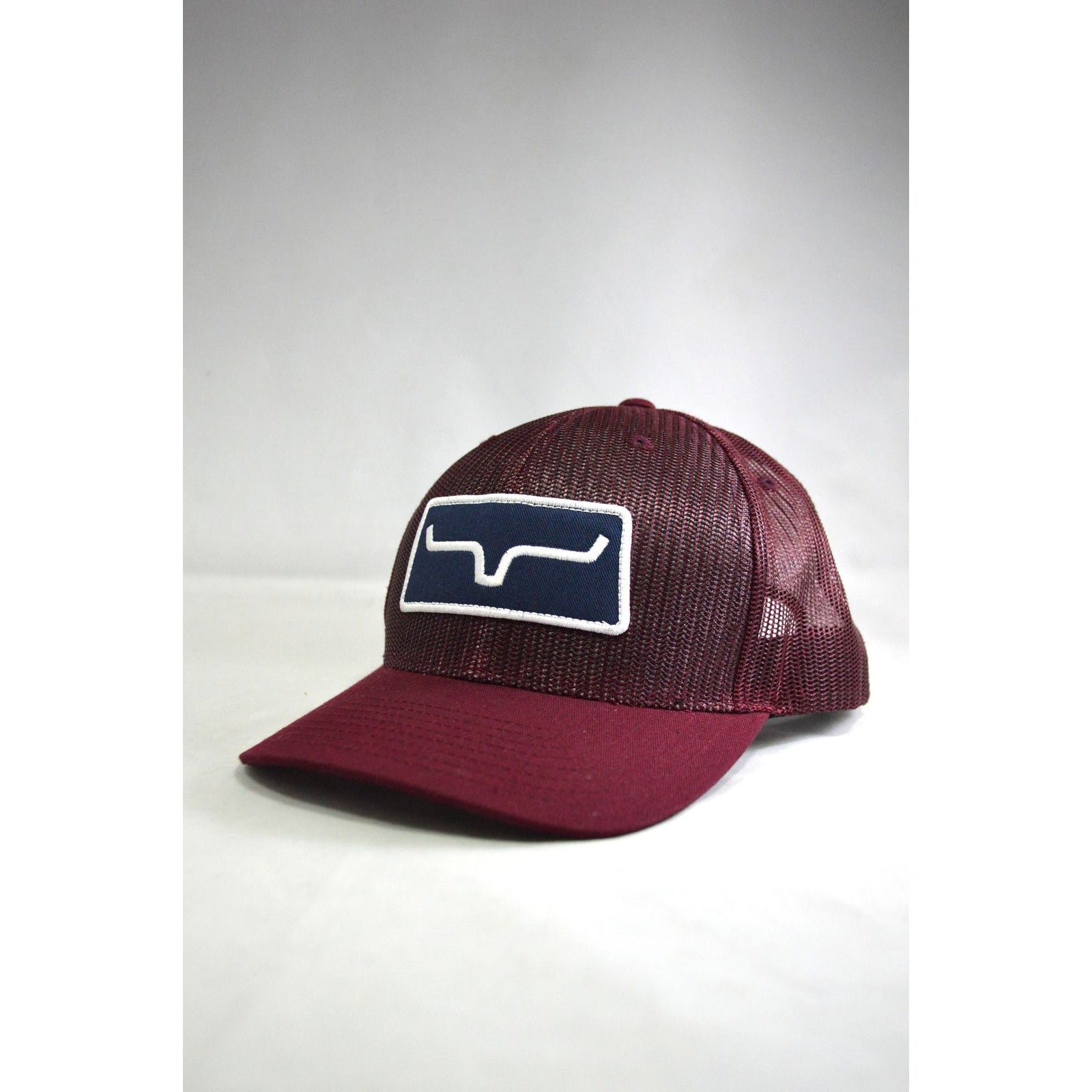 Kimes Ranch Burgundy All Mesh Trucker Cap – West 20 Saddle Co.