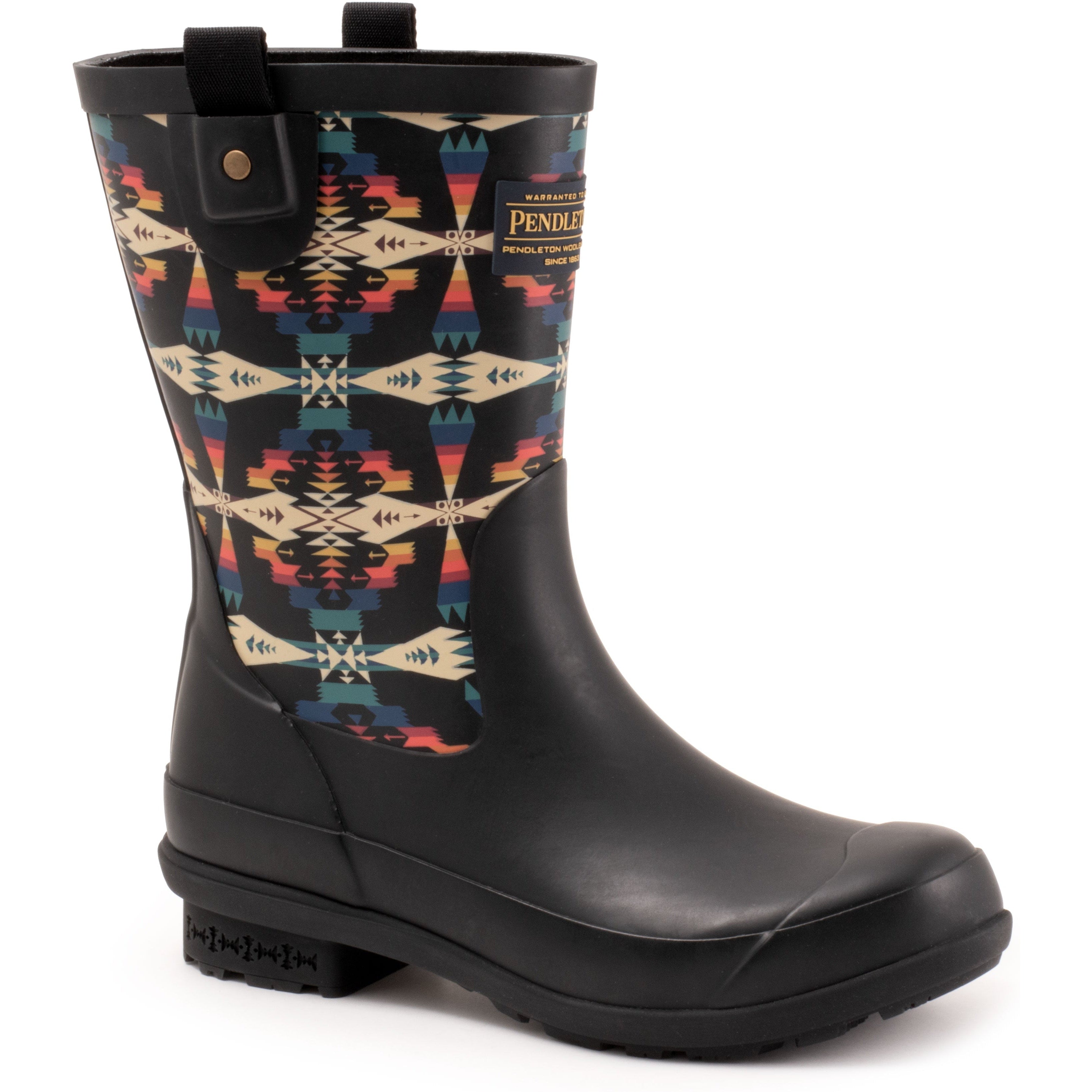 Pendleton Women's Black Tucson Mid Rain Boot – West 20 Saddle Co.